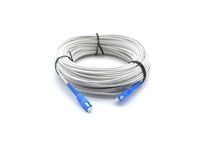 Cina Cavo di toppa a fibra ottica semplice di goccia di Ftth del cavo della farfalla di G652D con il connettore di SC/UPC in vendita