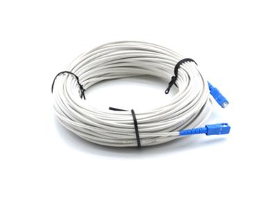 China Cabo de remendo simples da gota de Ftth do cabo da borboleta da fibra ótica de G652D com conector de SC/UPC à venda
