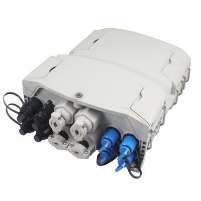 Cina Scatola di distribuzione a fibra ottica impermeabile a 8 core con adattatore Mini SC / adattatore Optitap in vendita