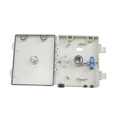 Cina IP55 SC Casella di distribuzione in fibra ottica per montaggio a parete compatibile con cavi Bianco/Griggio/Nero in vendita