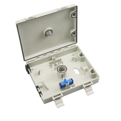 Cina IP55 SC Casella di distribuzione in fibra ottica per montaggio a parete compatibile con cavi Bianco/Griggio/Nero in vendita