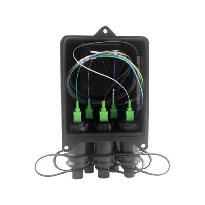 Cina Casella di distribuzione in fibra ottica SC impermeabile in nero con tipo di adattatore Optitap e livello di protezione IP68 in vendita