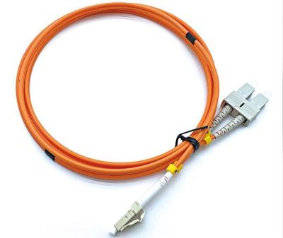 Cina LC UPC alla lunghezza d'onda mista del duplex 3.0mm LSZH OM2 850/1300nm del cavo a fibre ottiche dello Sc UPC in vendita