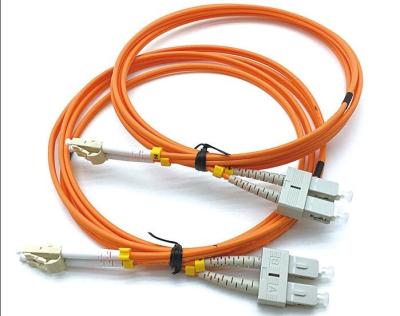 Cina LC UPC alla lunghezza d'onda mista del duplex 3.0mm LSZH OM2 850/1300nm del cavo a fibre ottiche dello Sc UPC in vendita