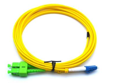 Cina rivestimento a fibra ottica duplex semplice G657A2 del cavo di toppa di 3.0MM LSZH in scatola di GPON/EPON in vendita