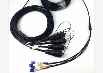 Cina Le fibre a fibra ottica del saltatore il MP G657A 12 dello Sc di MPO impermeabilizzano il cavo dello sblocco di MPO in vendita