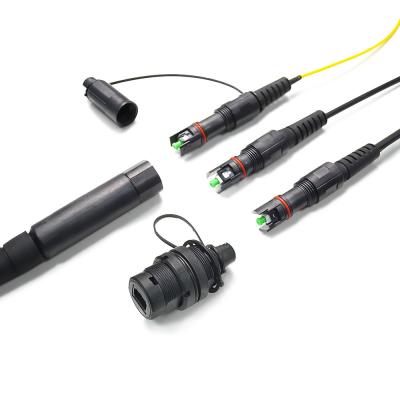Cina Cavo di toppa della fibra delle Assemblee di Hoptic 55dB con i saltatori di Corning Optitap in vendita