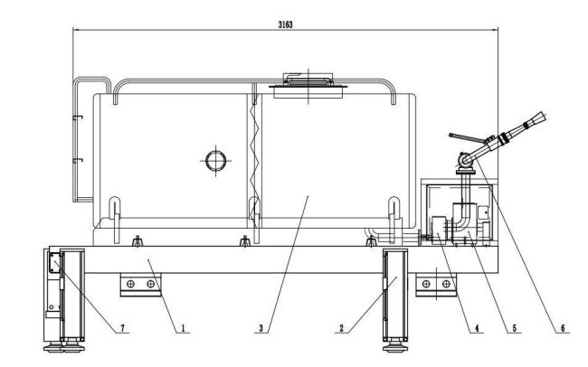 Underground Fire Fighting Vehicle Water Tank Carrier Service Vehicle for Mining