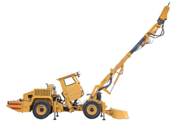 Diesel Power Hydraulic Underground Mining Scaler Tunnel Loose Rock Scaler Scaling Rig