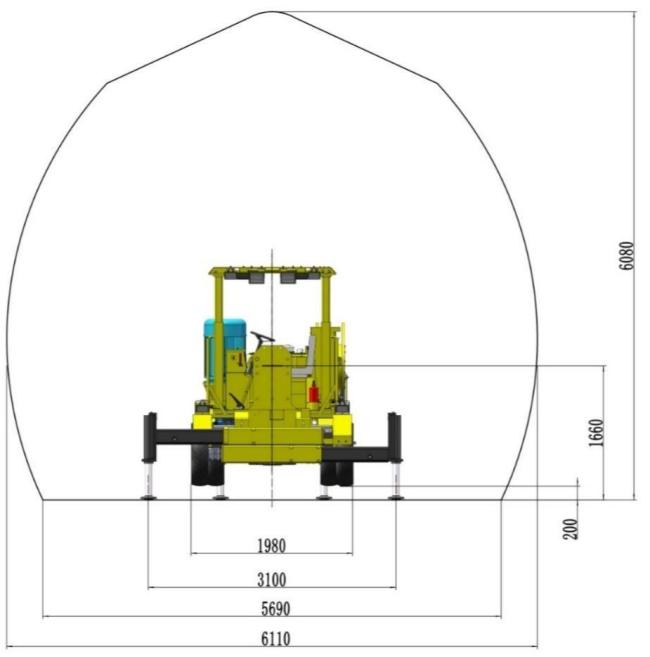 Hydraulic Rock Drill Drilling Rig Face Drilling Machine