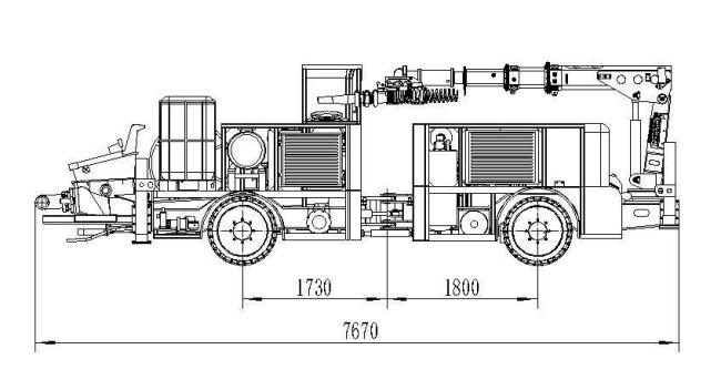 Tunnel Shotcrete Machine Concrete Spraying Machine Wet Concrete Spray Machine Shotcrete Robot Wet Mix Concrete Sprayer