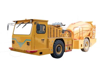 China Articulated Body Structure Underground Concrete Mixer 1400mm Feeding Height for sale