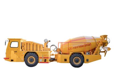 China Articulated Body Structure Underground Concrete Mixer 1400mm Feeding Height for sale