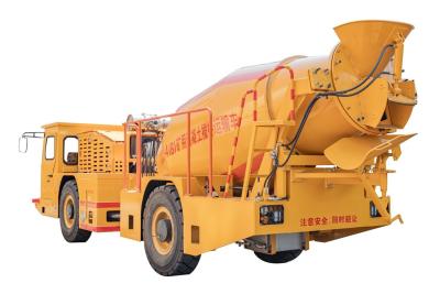 China Articulated Body Structure Underground Concrete Mixer 1400mm Feeding Height for sale