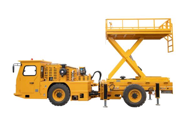 Quality Four Wheeled Underground Utility Vehicle Lifting Work Platform With Customizable for sale