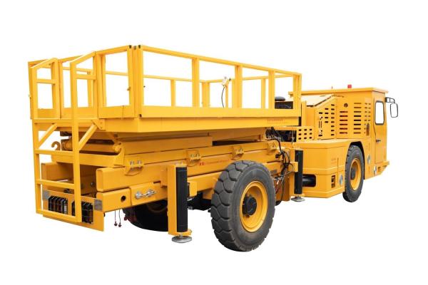 Quality Four Wheeled Underground Utility Vehicle Lifting Work Platform With Customizable for sale