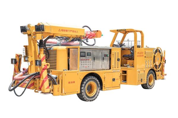 Quality Hydraulic Robotic Shotcrete Machine Wet Shotcrete Machine 20m3/H for sale