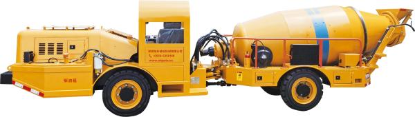 Quality 2.6 Cubic Meters Customization Mining Concrete Mixer Truck For Tunnel Construction for sale