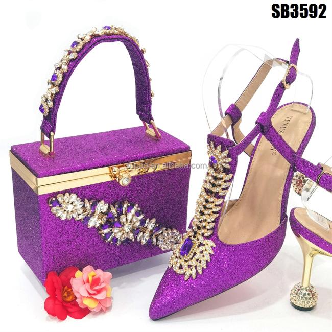Latest italian leather shoes and matching bags set shoes and bags in napoli