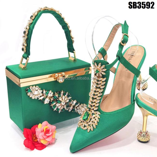 Latest italian leather shoes and matching bags set shoes and bags in napoli
