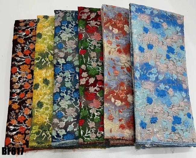 Brocade Jacquard Fabric Lace Wedding Dress Embroidered Fabric Ghana Dress Fabric Fashion Austria party lady dress
