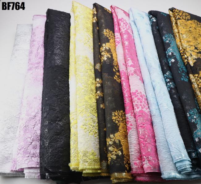 Good quality African Brocade Fabric Jacquard Damask Design Brocade Jacquard Fabric High Quality For Party Wedding Dress