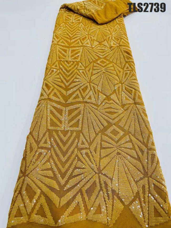 african lace fabric sequins lace embroidery fabric net tulle lace for wedding dress clothing fabric