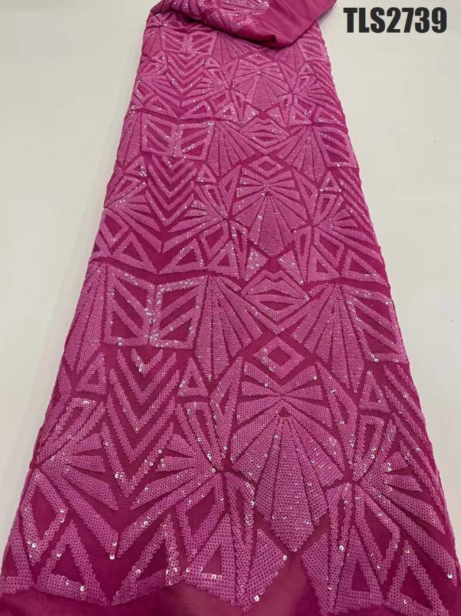african lace fabric sequins lace embroidery fabric net tulle lace for wedding dress clothing fabric