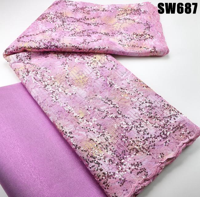 2023 Supoo african lace fabrics for garment embroidery fabric net lace fabric bridal clothing for party and wedding wear