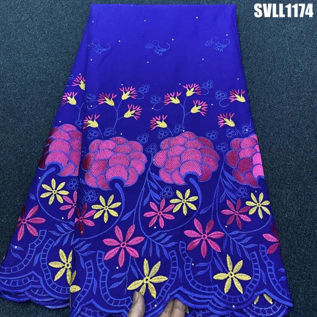 Latest soft and comfortable cotton fabric high quality very durable designs swiss voile lace for African style