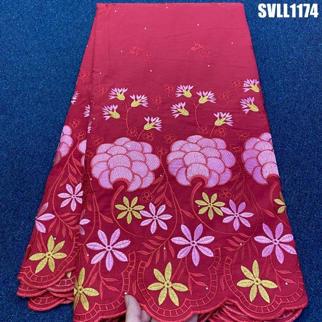 Latest soft and comfortable cotton fabric high quality very durable designs swiss voile lace for African style
