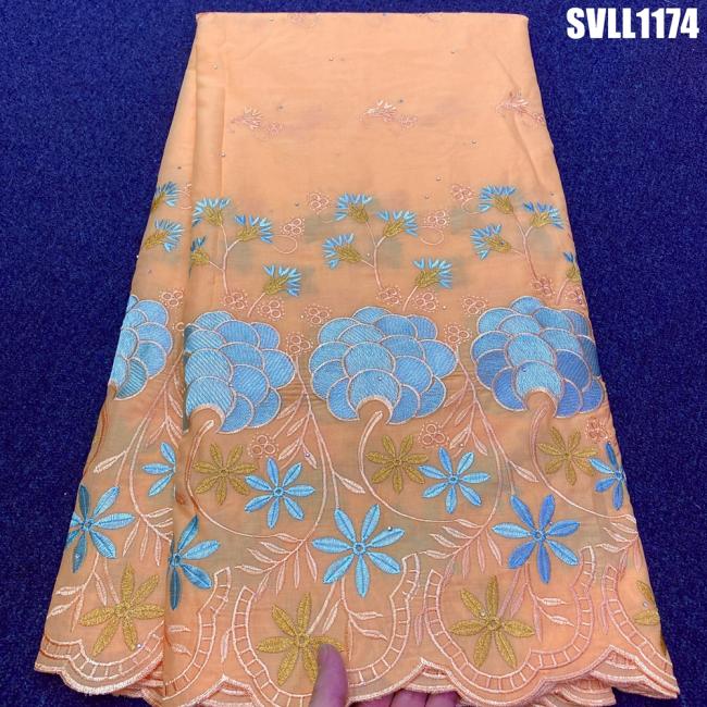 Latest soft and comfortable cotton fabric high quality very durable designs swiss voile lace for African style