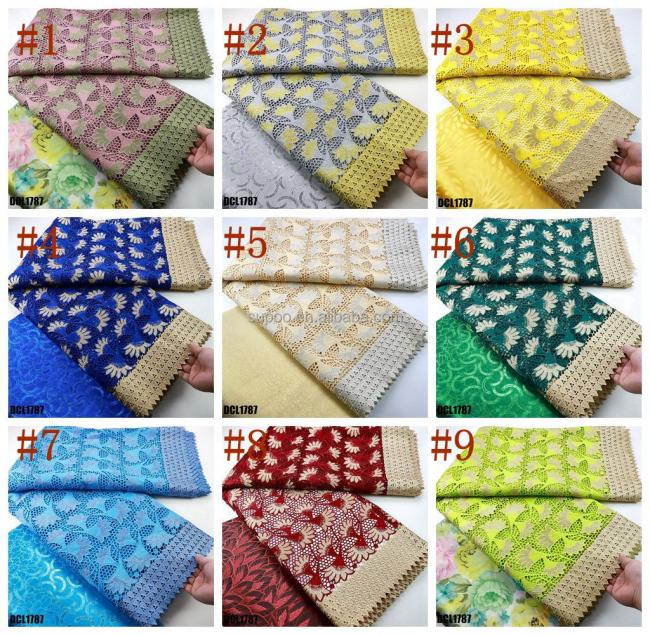 Supoo factory price African Lace womens clothing lace swiss voile for senegal party & wedding dress guipure lace fabric african