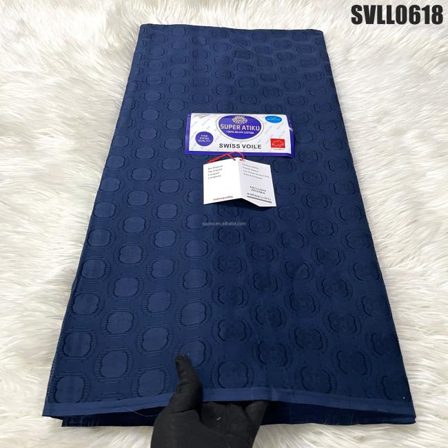 wholesale 100% cotton fabric for suit  atiku fabric for men Comfortable lace Voile fabric