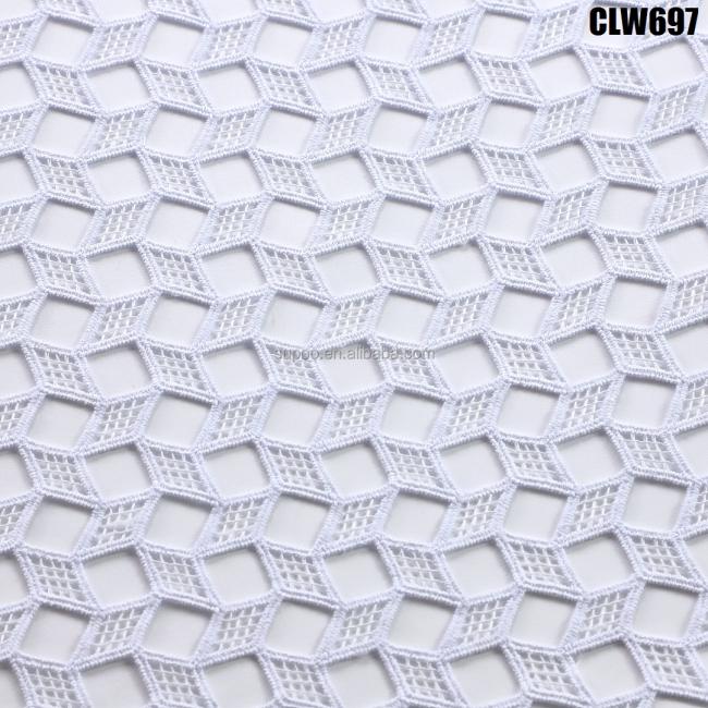 High quality Factory price Full Lacework Clothing Wedding Dress Lace Accessories 100% Polyester Material Eyelash Lace