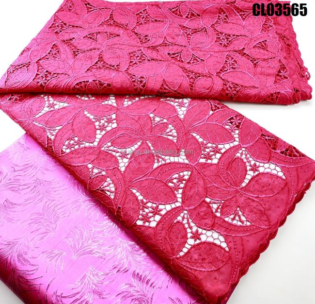 wholesale lowest factory price swiss lace fabric african swiss voile Cord Lace  Guipure Lace Fabric  Top Wedding Dress  Patterns