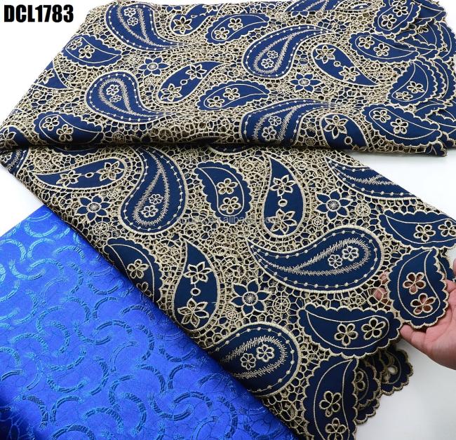 Wholesale factory price African Lace womens clothing lace swiss voile for senegal party & wedding dress guipure lace fabric
