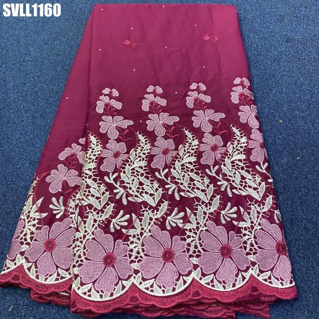 New arrivals 100%cotton fabric high quality embroidered swiss lace very soft African cotton lacefor women dress