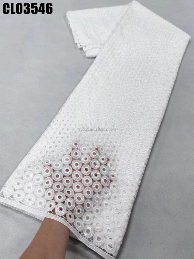 wholesale muslin fabric guipure embroidery lace fabric for senegal party & wedding dress guipure lace fabric african