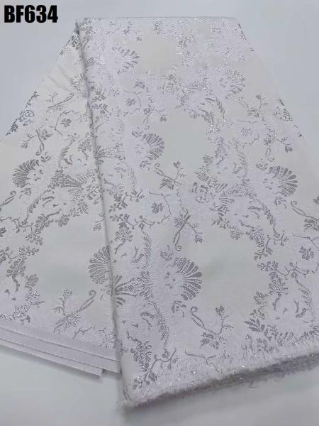 Quality Supplier Green Sequin Lace Fabric 2023 Hot Sale Golden Unique Mesh Fabric 100% for sale