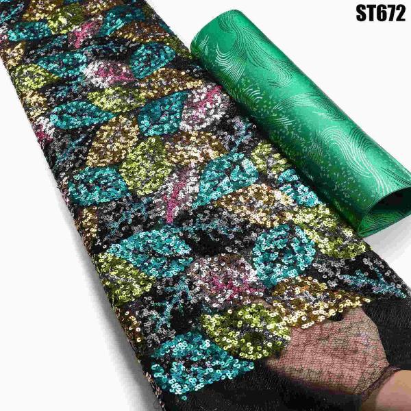 Quality Advanced Technology Factory Manufacturer 3D Lace Fabric Beaded for sale