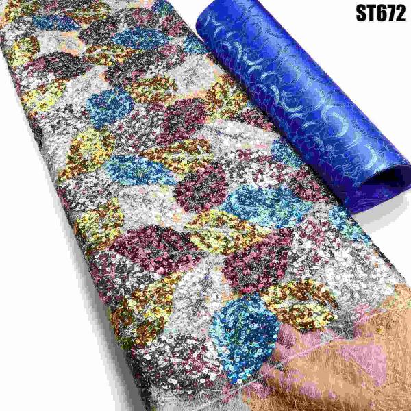 Quality Advanced Technology Factory Manufacturer 3D Lace Fabric Beaded for sale