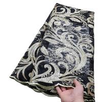 Quality Supoo HOH Sequins embroidered tulle polyester fabric lace floral for dress manufacturer