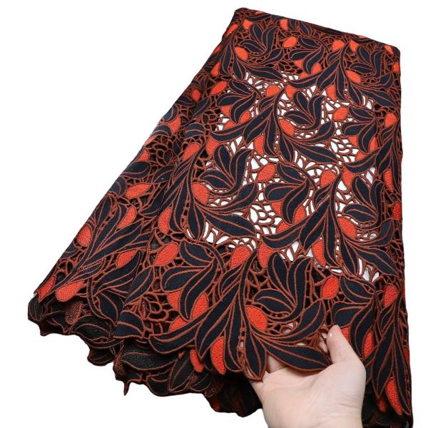 Quality Supoo 2022 new arrival unique guipure lace fabric African 100% cotton cord lace for sale