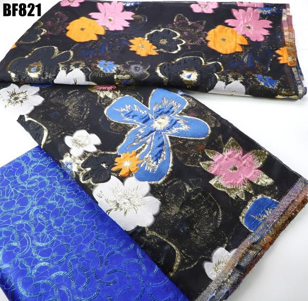 Quality Party Wedding Dress Fabric 2023 African Brocade Fabric with Lace Jacquard Damask for sale
