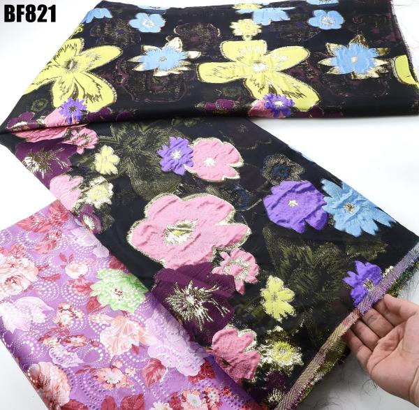 Quality Party Wedding Dress Fabric 2023 African Brocade Fabric with Lace Jacquard Damask for sale