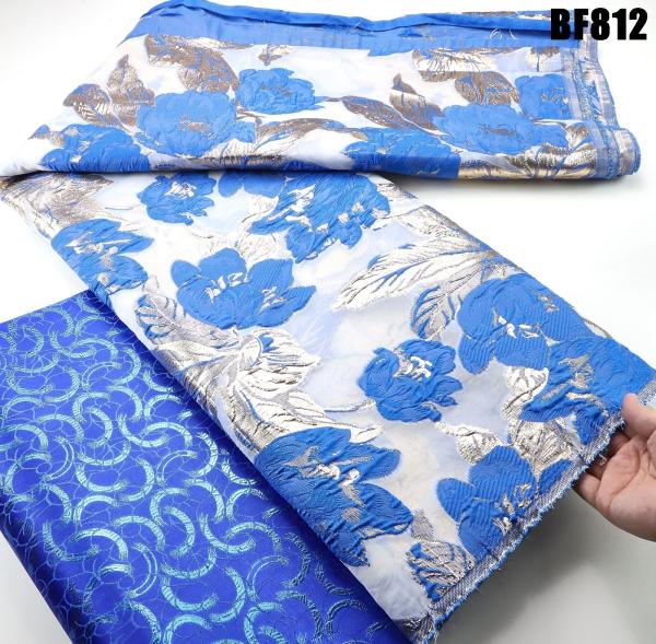 Quality Wedding Dress Wholesale African Brocade Fabric Jacquard Damask Design Brocade for sale