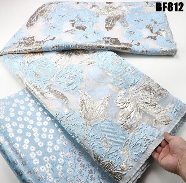 Quality Wedding Dress Wholesale African Brocade Fabric Jacquard Damask Design Brocade for sale