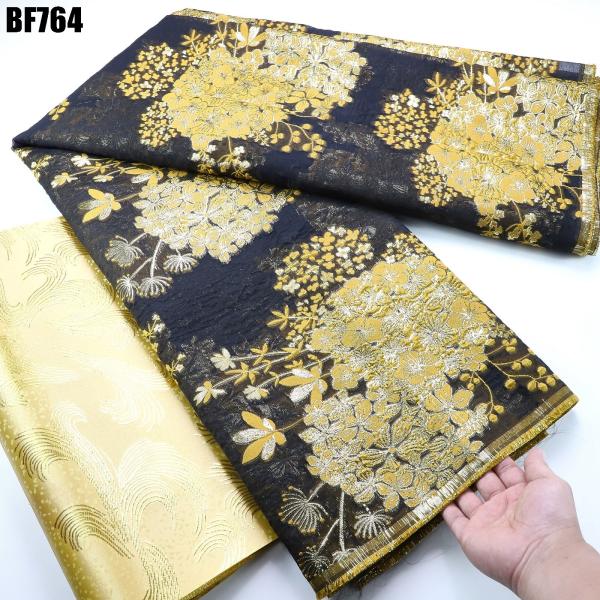 Quality Customizable Color African Brocade Jacquard Fabric with and Jacquard Damask for sale