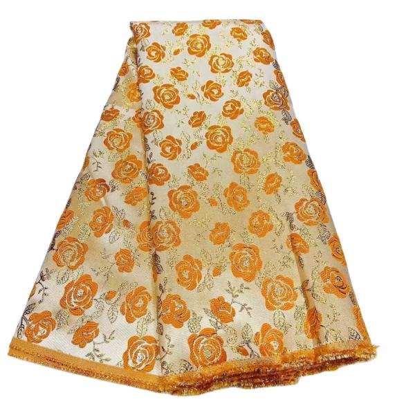 Quality 2023 Hot selling  lady indian jacquard brocade fabrics italian brocade fabric for dresses in jacquard fabric for sale